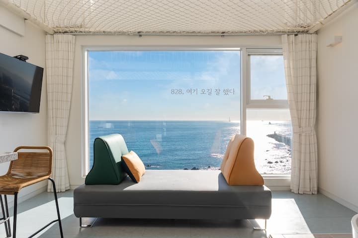 오션뷰 #스카이밸리 #논골담길 402b복층욕조 - Donghae-si