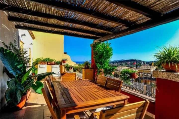 Apartment With Panoramic Terrace La Peonia - Villasimius