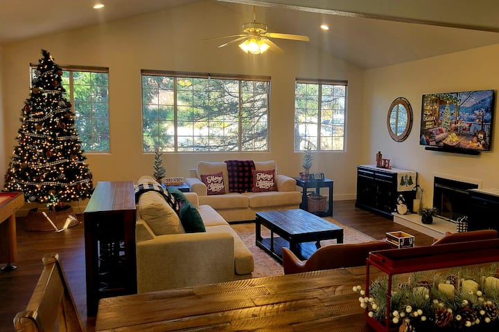 Walk To Lake  | Bbq Grill | Fire Pit| Shuffleboard - Crestline, CA