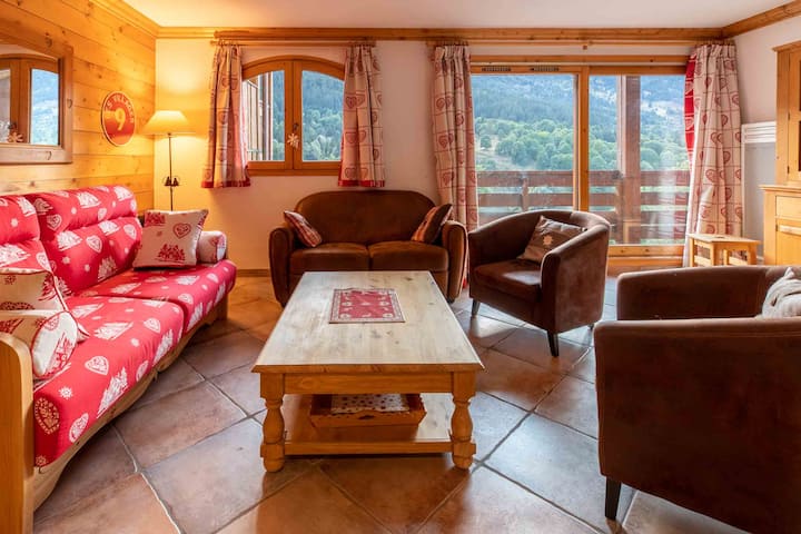 Cristal 2 Meribel Centre à 200m Des Pistes - Méribel