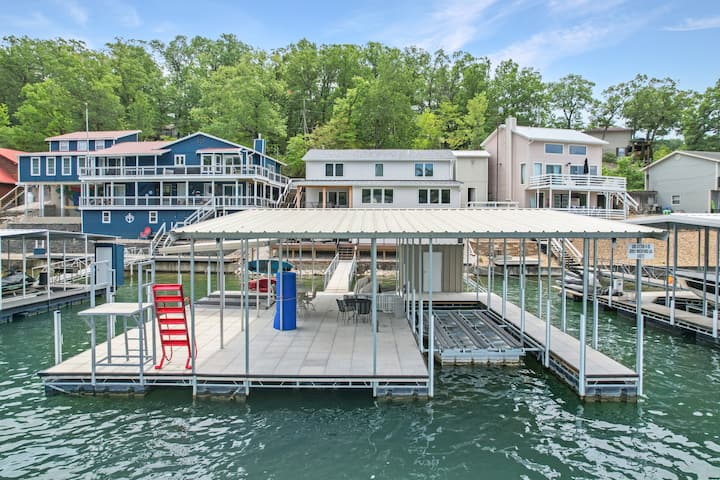 Firepit-game Room-private Dock With No Wake Cove - Gravois Mills, MO