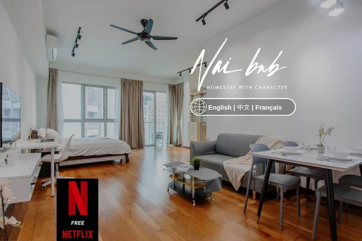 Elegant Gray Minimalism- Embrace Inner Peace - Kuala Lumpur