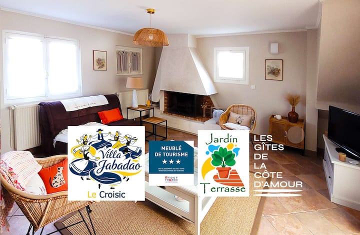 La Villa Jabadao - Les Gîtes De La Cote D'amour - Plage le Croisic