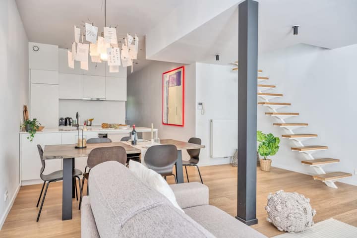Modern Apartment With Terrace In Ghent's Heart - Gent