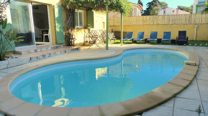 Maison Familiale à 2 Pas De La Mer Avec Piscine - Ollioules