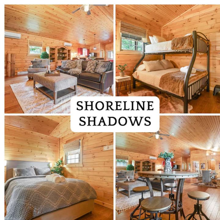 Shoreline Shadows Log Cabin With New Hot Tub! - Buckeye Lake, OH