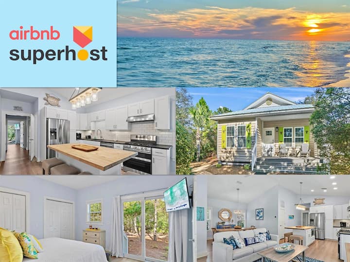 Walk To Beach | Dog & Family Friendly | Bike To Se - Seagrove Beach, FL