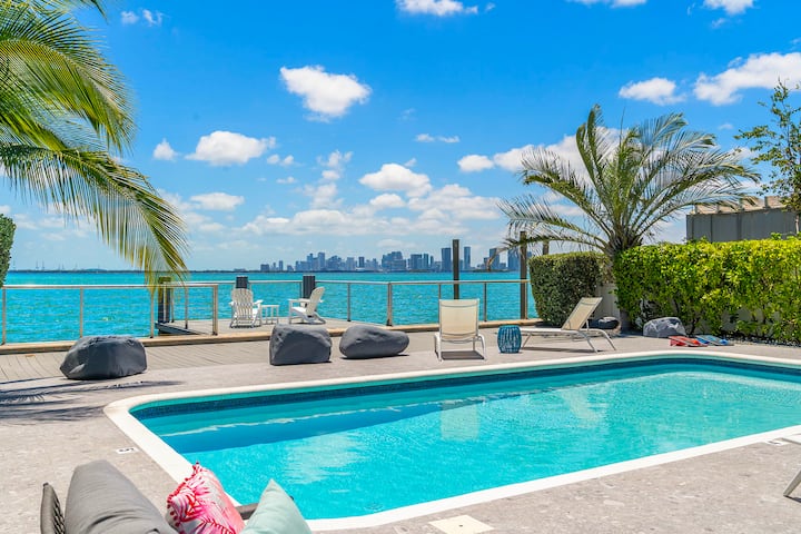 Best Bayfront View Villa With Heated Pool - Miami Beach