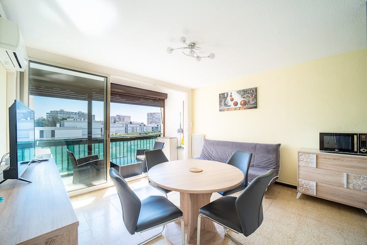 Soleil Et Mer - Appt Climatisé Proche Plage - Elne