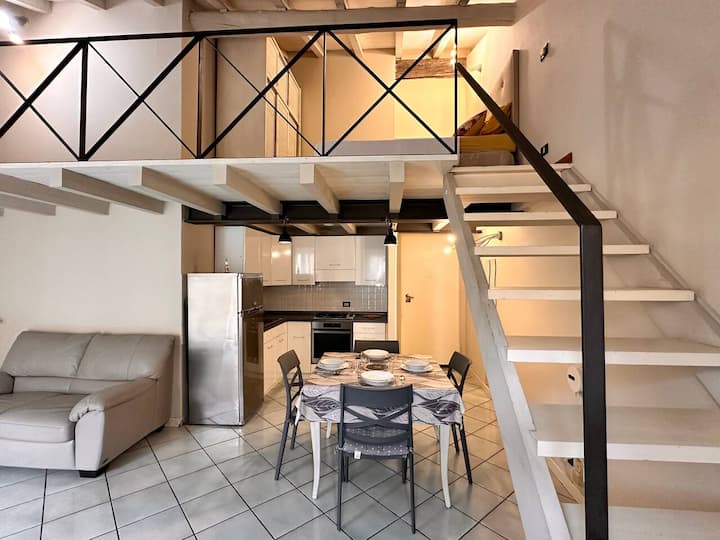 Appartamento Storico Su 2 Livelli Vista Canale - Bérgamo