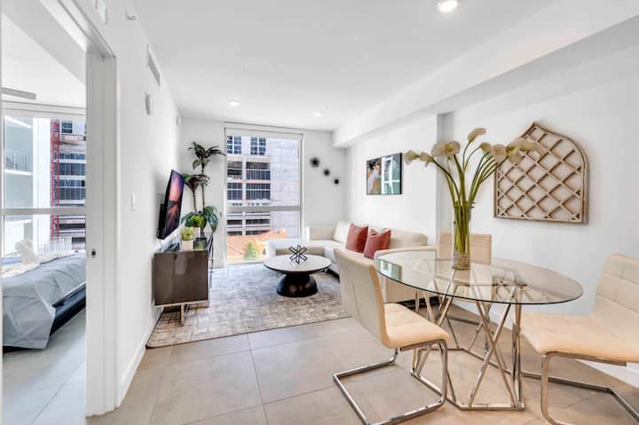 Modern Unit In Downtown Miami W/ Free Parking - Miami