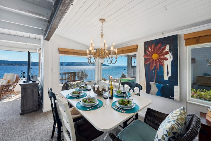 On The Beach! Cozy+amazing Moonrise-stunning Views - Vashon