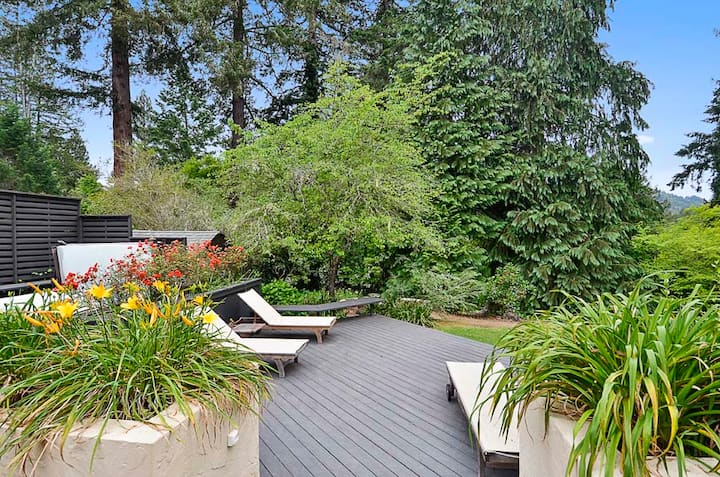 Villa Tranquila ~ Hot Tub, Ac, Walk To Town - Guerneville, CA