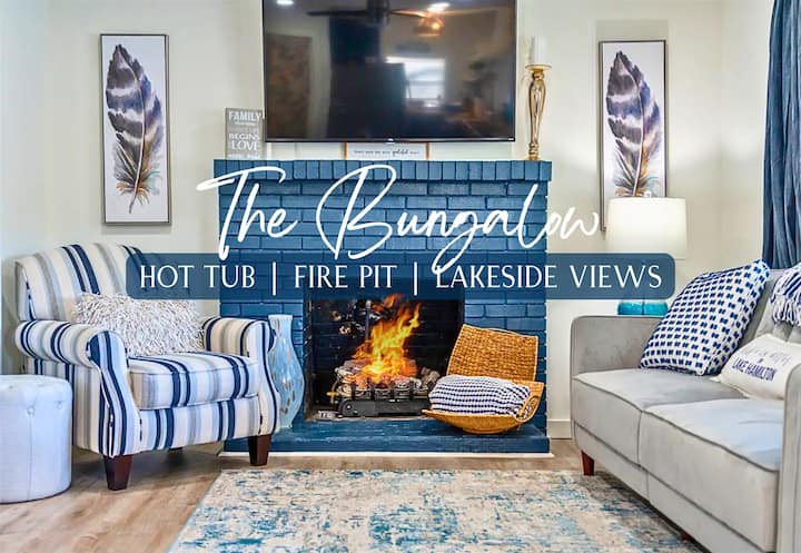 3 Bdr Bungalow | Lake Front  | Hot Tub | Fire Pit - Hot Springs, AR