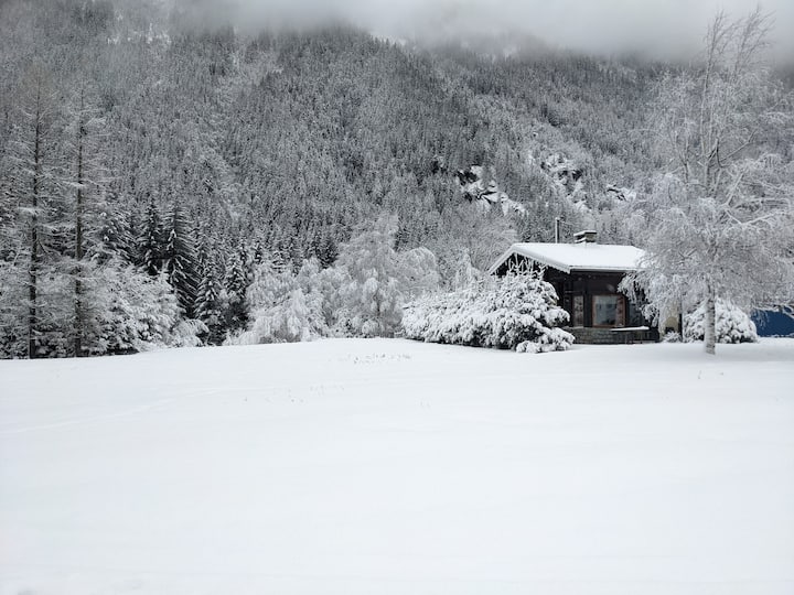 Sunny Chalet Mont Views W/door To Dr Cover Parking - Vallorcine