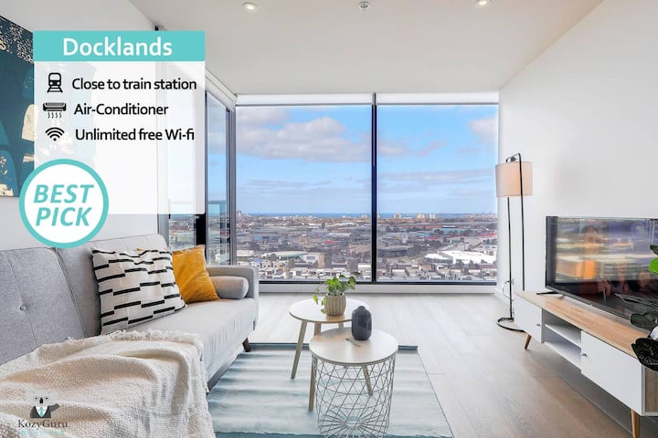 Kozyguru | Docklands | Water View Apt 1 Bed - Kensington