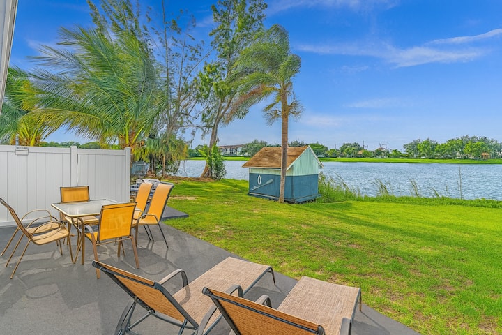 2br Lakeside Getaway - Peaceful Waterfront Stay - Davie, FL