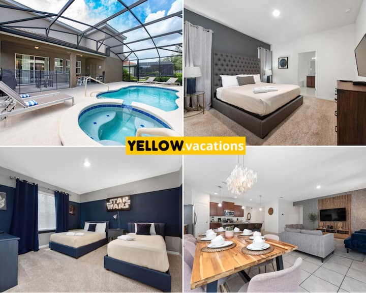 7bd Amazing Home, Game Room, Pool&spa -Near Disney - 대븐포트