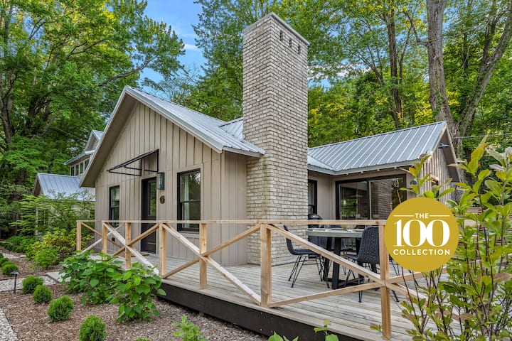 The Moss: 2br, Hot Tub, Fire Pit, Walk To Beach - Union Pier, MI