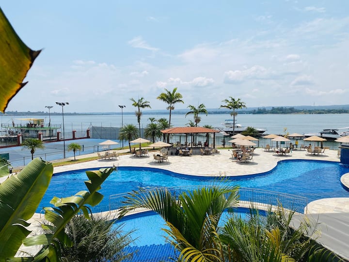 Flat Rosa Encantador Vista Lago - Brasília
