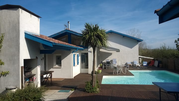 Maison De Vacances, Piscine Et Spa - Bidart