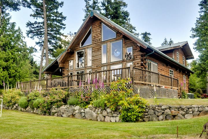 Rustic 3br Oceanview | Woodstove | Deck - Lopez Island, WA