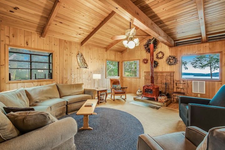 Spectacular 4br Oceanfront | Balcony | W/d - Spencer Spit State Park, Lopez Island