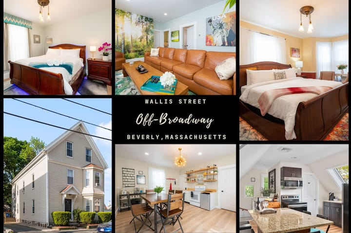 *New Beautiful 5br|sleeps10|salem+beverly|parking - Salem, MA