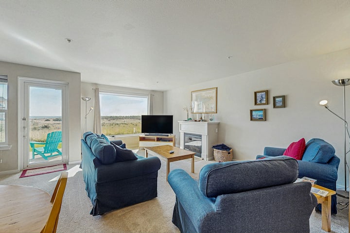 2br Oceanfront 1st-floor | Patio | - Westport, WA