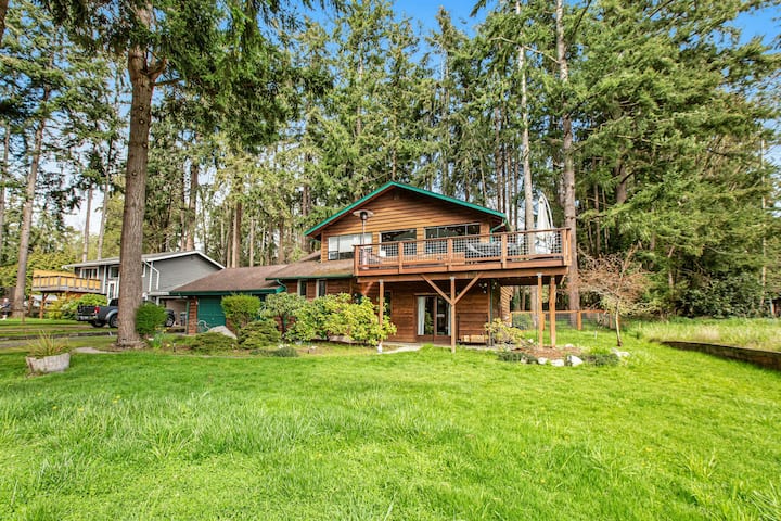 3br Oceanview Whidbey Island | Balcony - Freeland, WA
