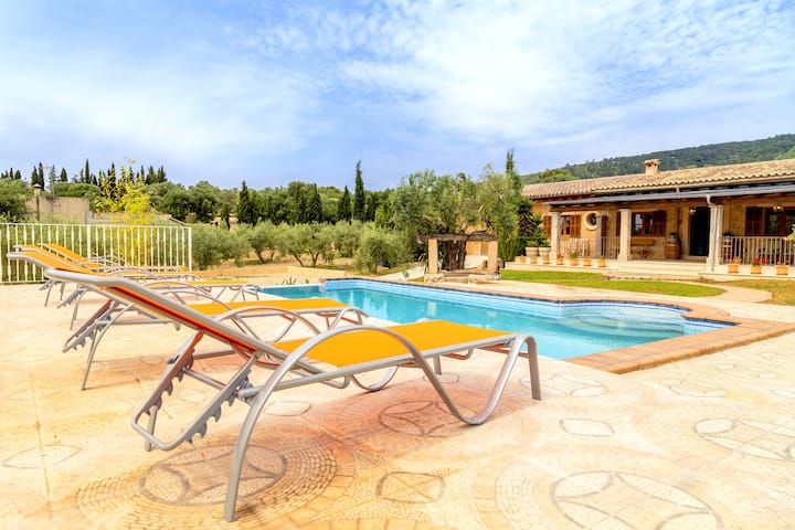 Maravillosa Casa Ses Comes Con Piscina - Selva