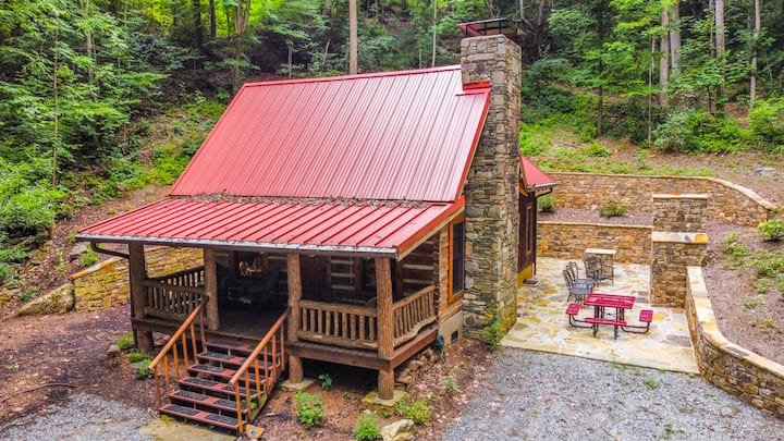 Epic 1br Cabin W/ Outdoor Fireplace~5 Min To Town - Saluda, NC