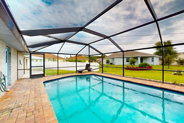 4br Getaway With Private Pool, Large Lanai - Sebastian, FL