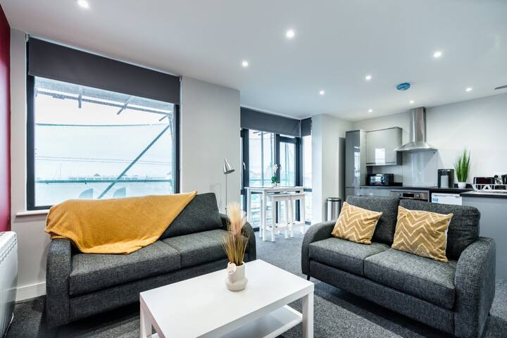 K Suites - Cozy Seaview 1 Bed Flat W/ Free Parking - Lowestoft