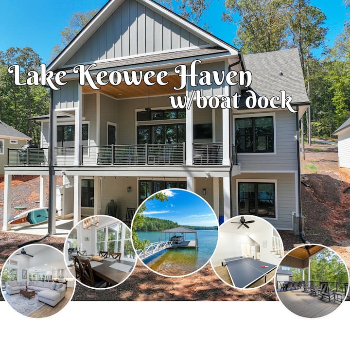 New! Serene Lakeside Haven With Boat Dock - Clemson, SC
