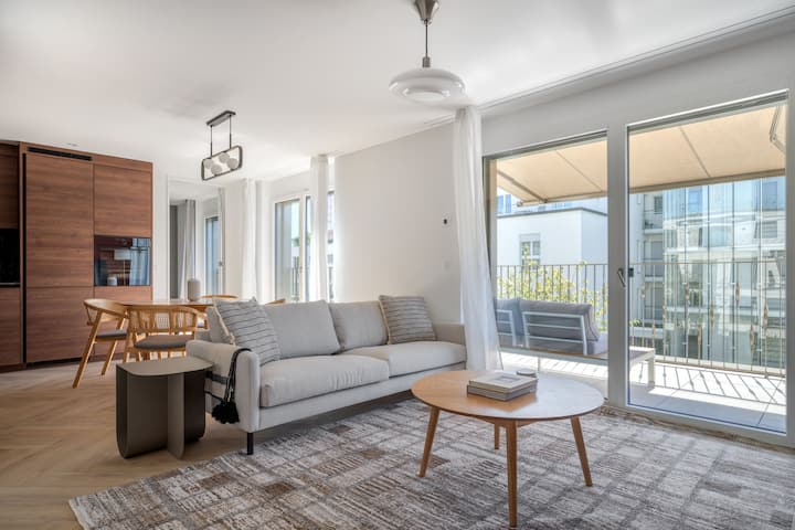 Blueground | Wiedikon, Storage & W/d, Nr Transport - Zürich