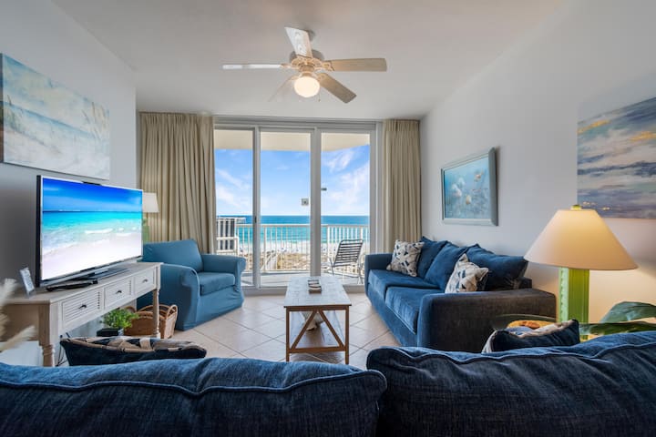 Gulf Front Resort W/3 Pools. 2 Chair/umbrella Set - Pensacola Beach, FL