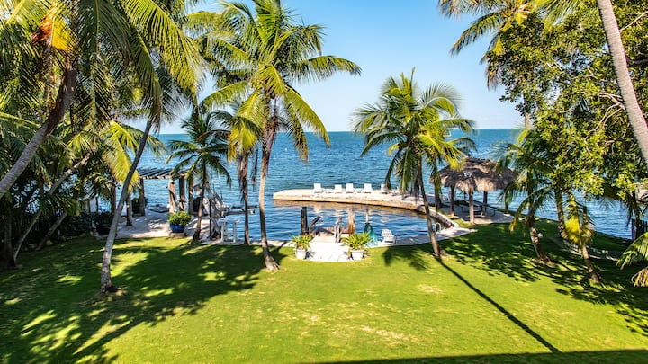 Gated Lush Tropical Property On Florida Bay - Panhandle Key, FL