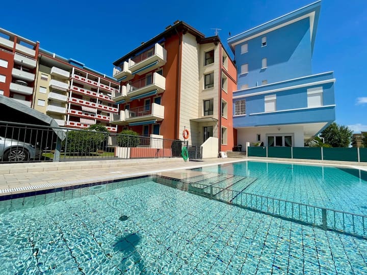 Appartement Confortable Avec Piscine Partagée - Caorle
