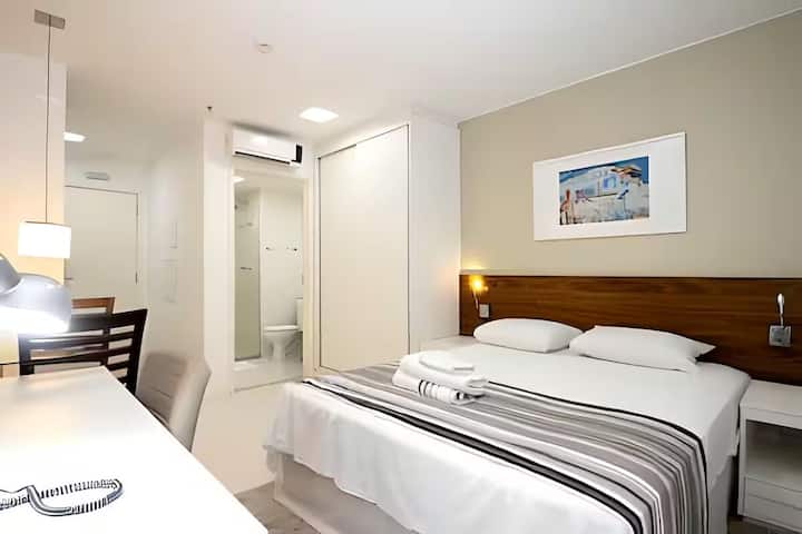 Apto Com Acesso A Academia No Edifício Fusion - Brasilia