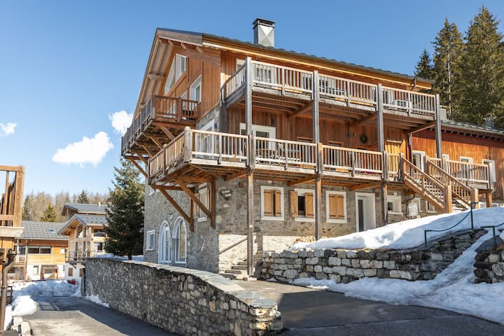 Chalet Apt L'eterlou, Arc1600, Ski In/out, Hamman - Séez