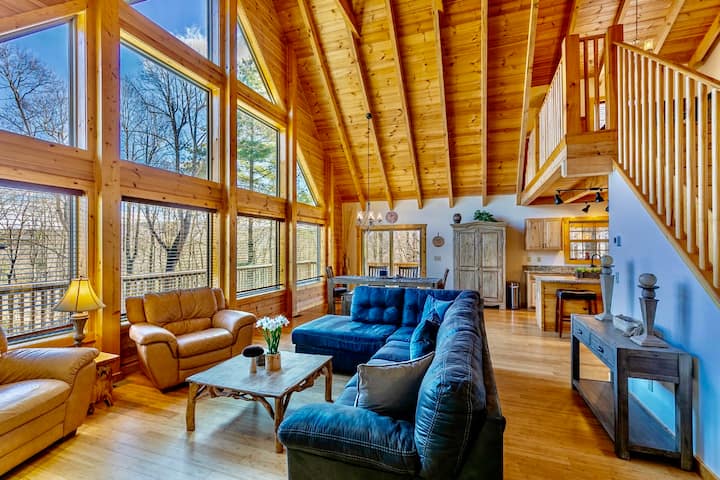 Cabin:firepit/pool Table/mountain Seasonal View - Boone, NC