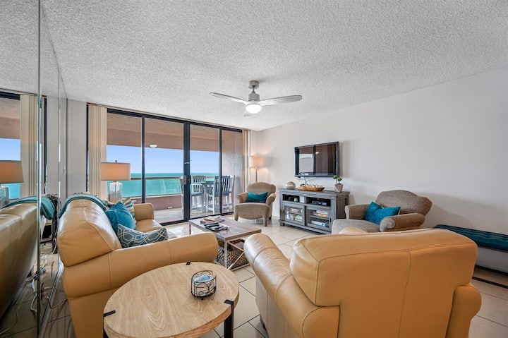 Cbc 1-9b –Beachfront-pool-hot Tub-tennis-gym! - 清水海灘