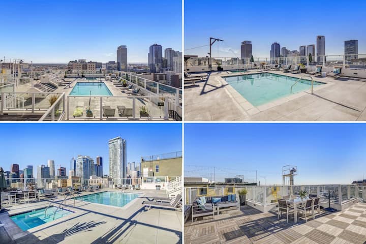 Downtown 1br Getaway W/ Pool, Hot Tub & Gym - Downtown - Los Angeles