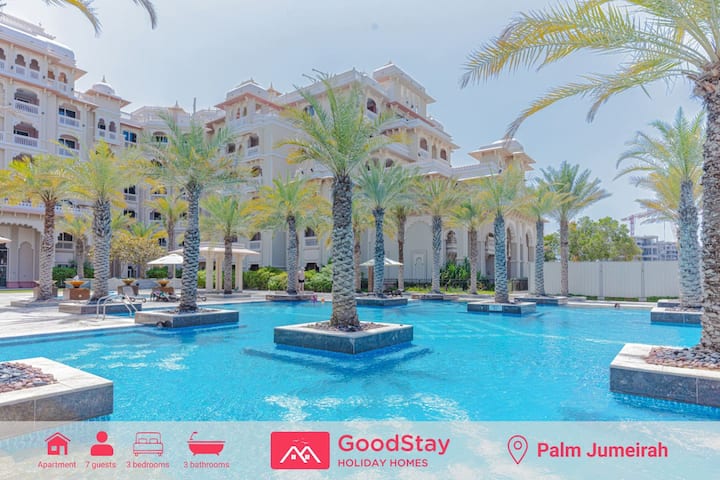 Spacious 2br Seaview Balcony, Private Beach&pool - Dubai Marina