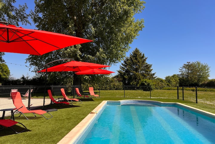La Gravière - Paradis Festif Avec Piscine Privée - France