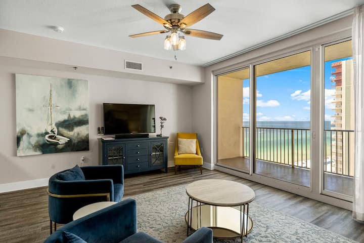 Real Shore 1625–ocean Views–sleeps 6 - Panama City Beach, FL