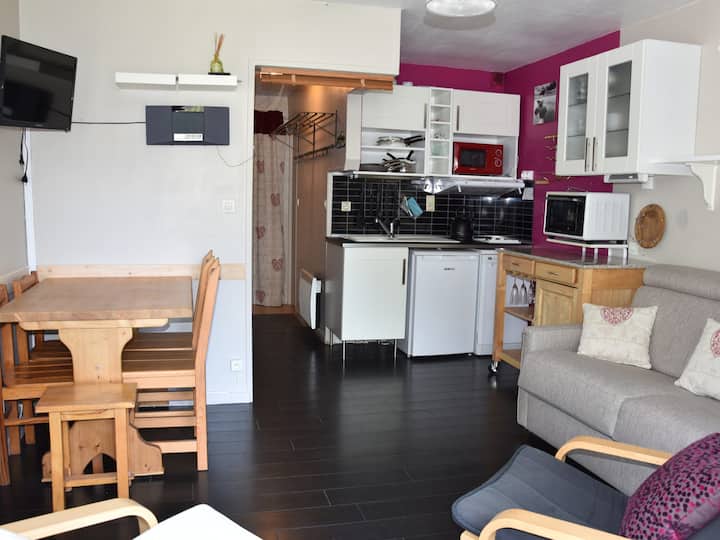 Studio Plein Sud 4 Pers, Proche Centre, Terrasse - Pralognan-la-Vanoise