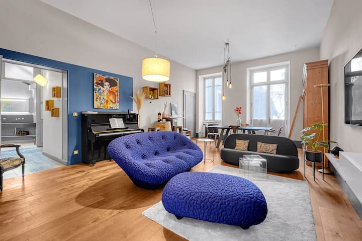 Bleu Du Maine - Elegant T3 Avec Terrasse - Toulouse