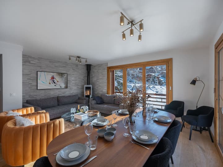 Magnifique Chalet Mitoyen Pour 8 Personnes à Cour - Courchevel, France